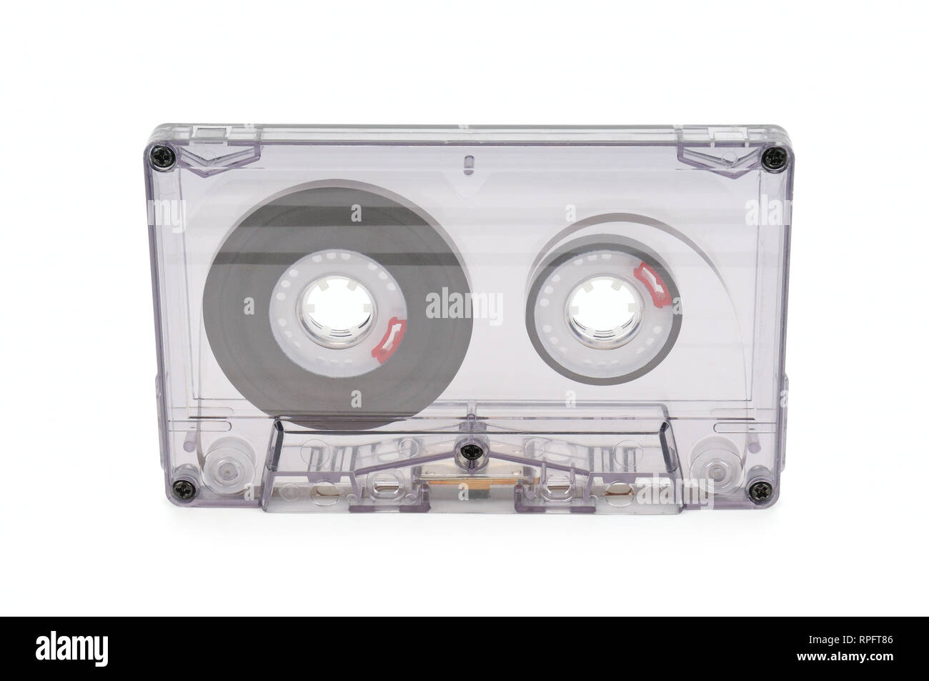 audio tape isolated on white background Stock Photo - Alamy