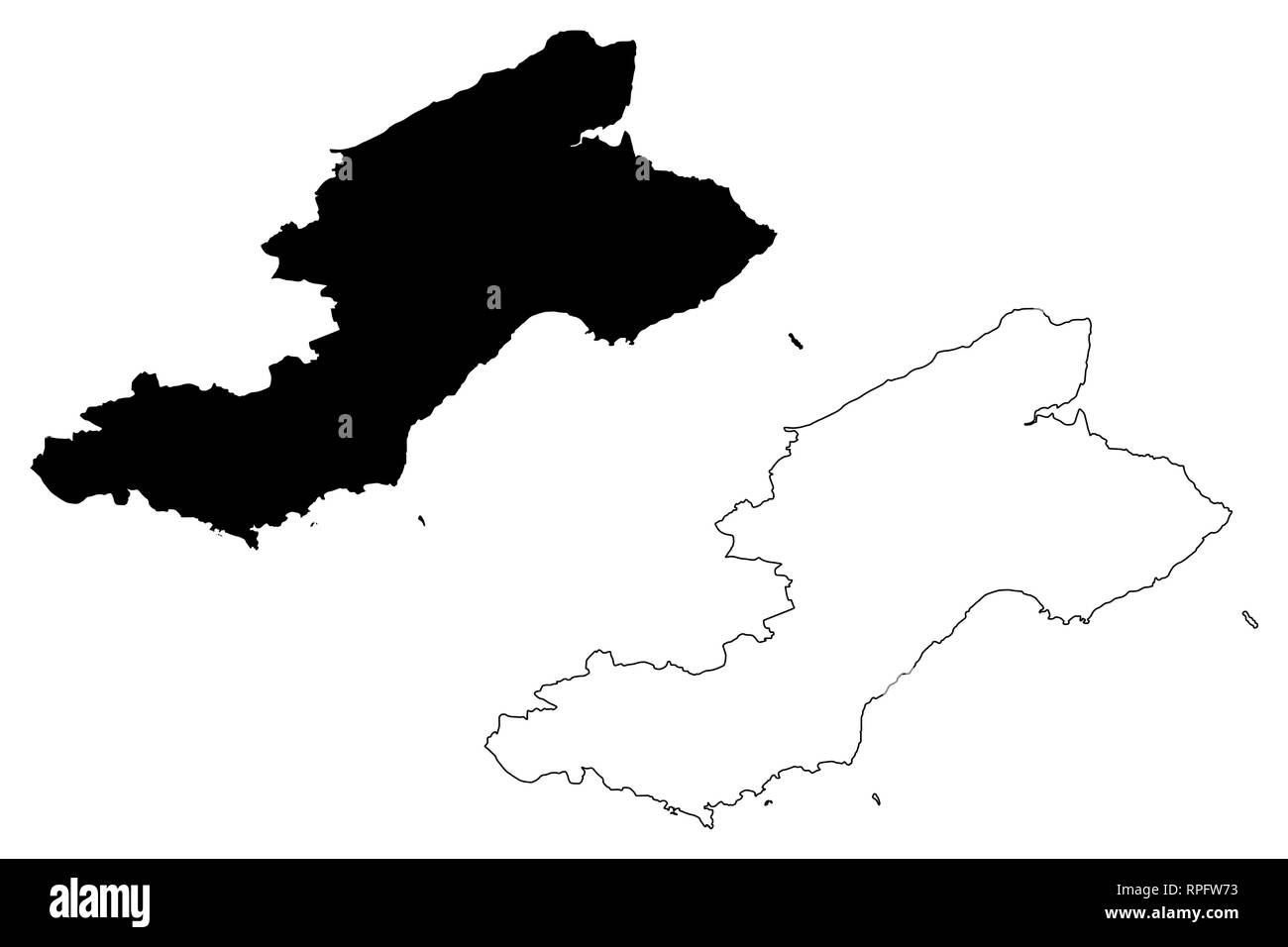 Fife (United Kingdom, Scotland, Local government in Scotland) map ...