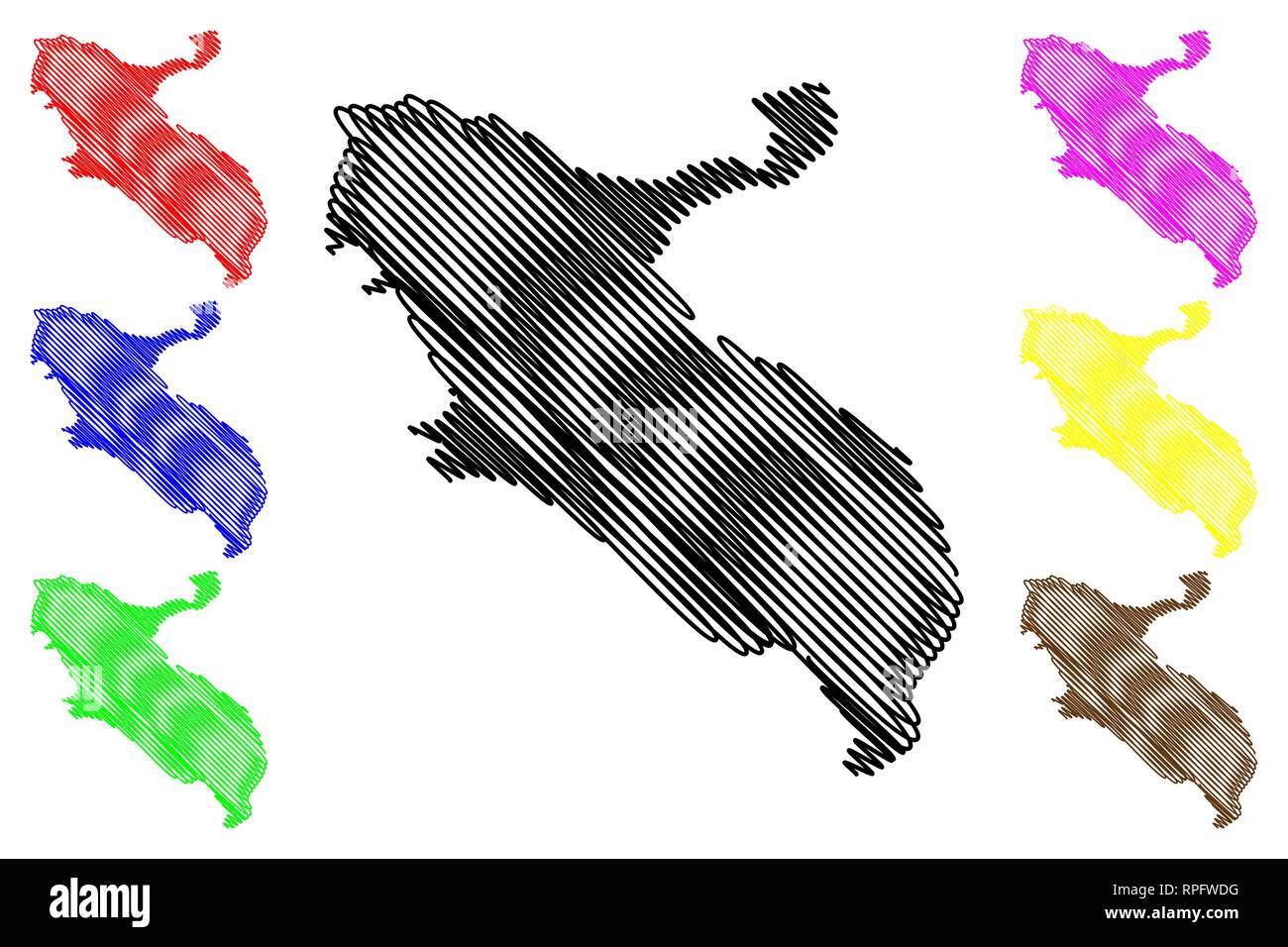 Ilam Province (Provinces of Iran, Islamic Republic of Iran, Persia) map ...