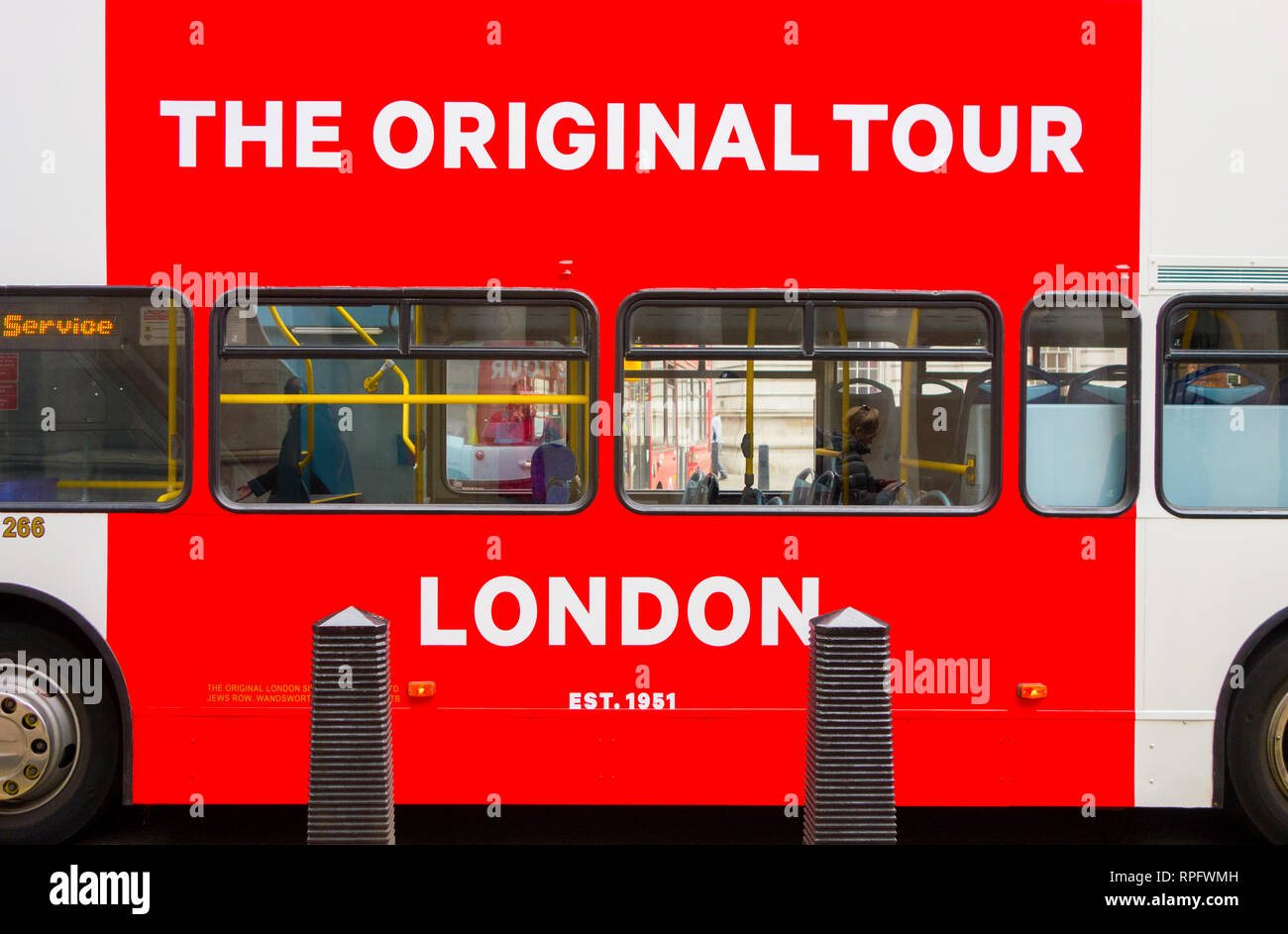 Traditional red London double Decker original tour bus Stock Photo - Alamy Traditional red London double Decker original tour bus Stock Photo - Alamy