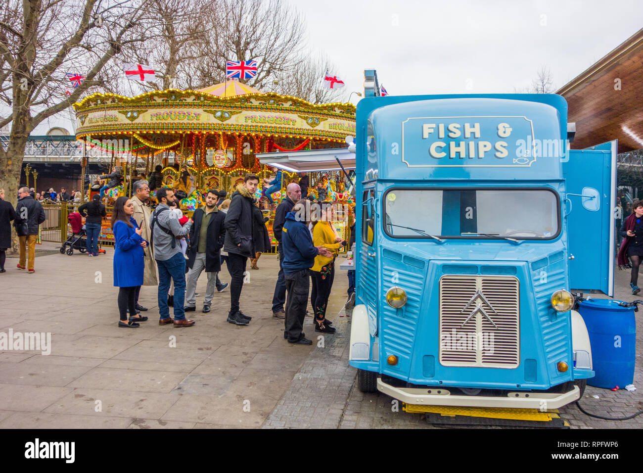 Mobile fish van hi-res stock photography and images - Alamy