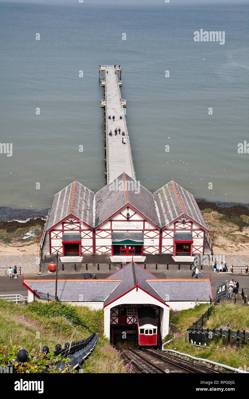 Saltburn Cliff tramway Stock Photo - Alamy
