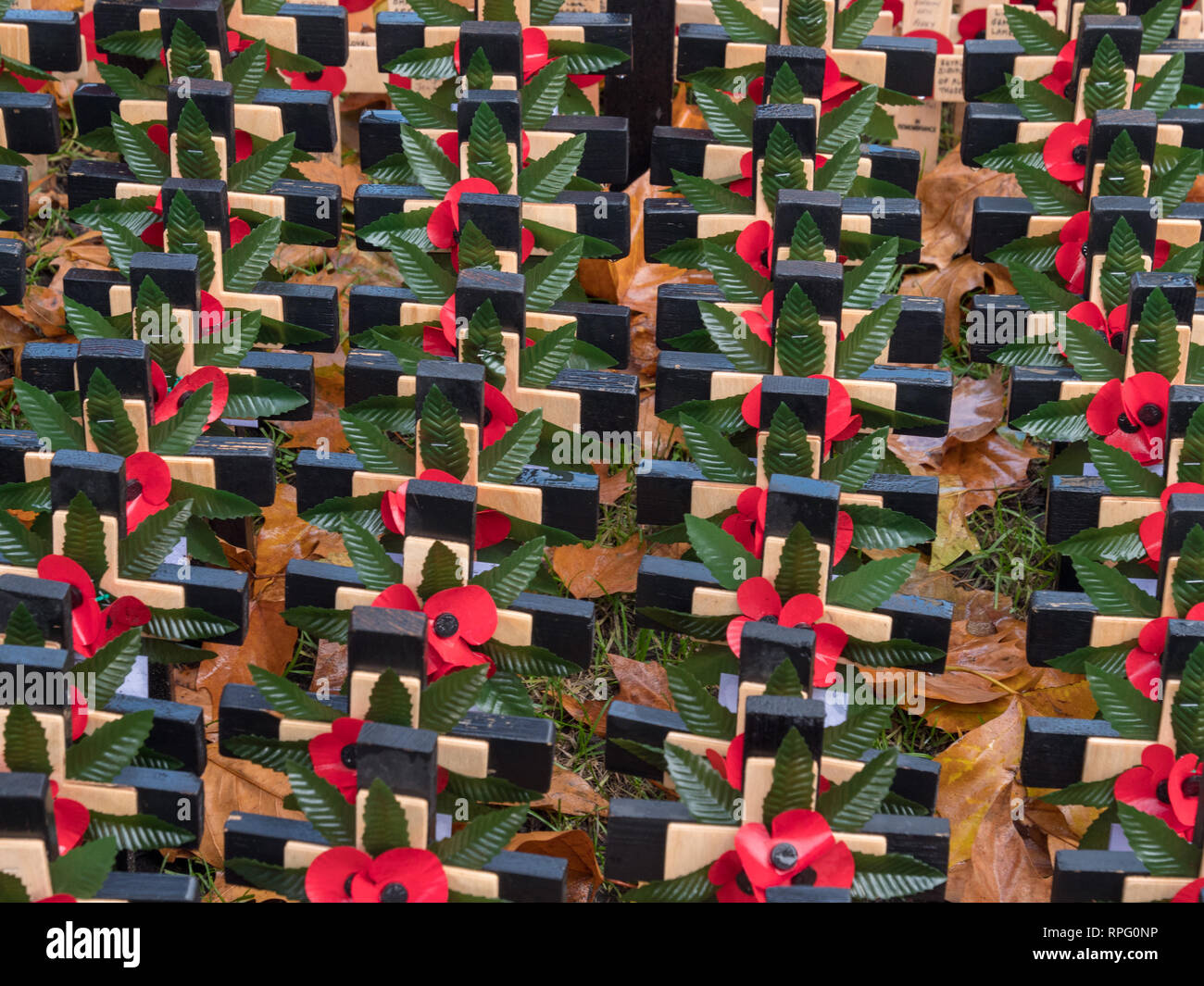 Symbols of fallen soldiers hi-res stock photography and images - Alamy