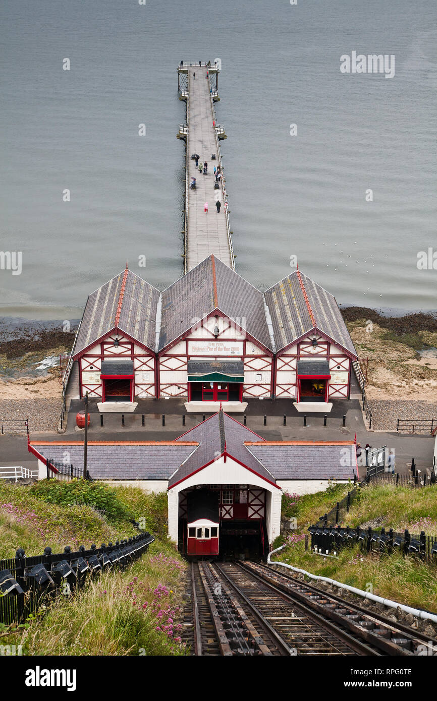 Saltburn Cliff tramway Stock Photo - Alamy
