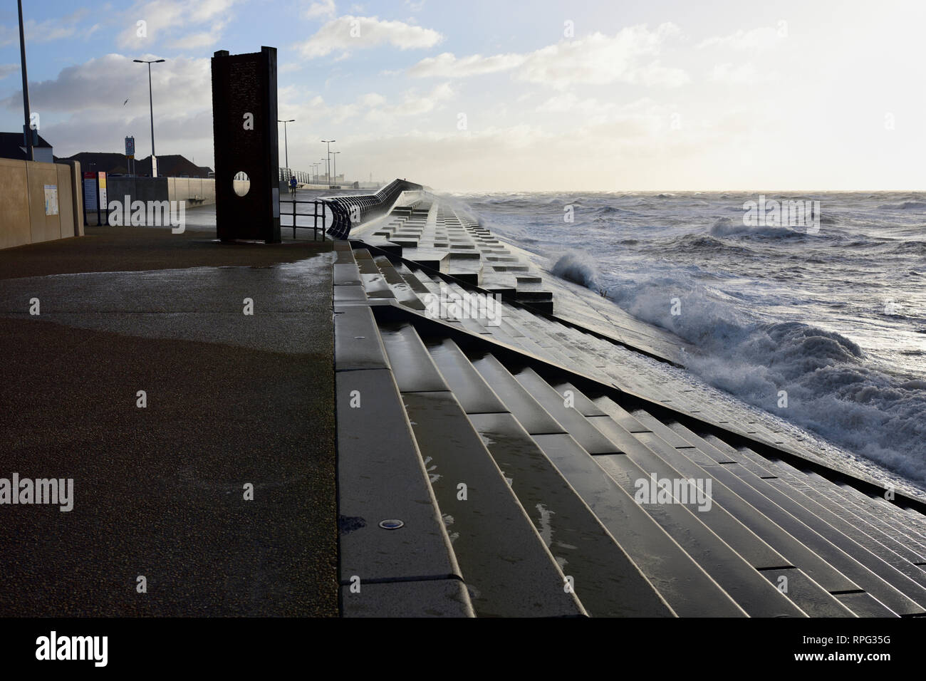 Concrete stepped revetment hi-res stock photography and images - Alamy