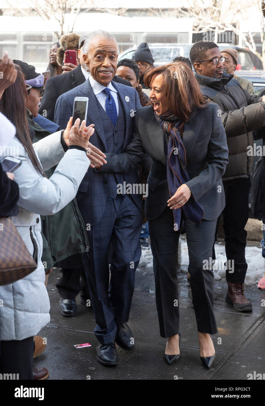 United States. 21st Feb, 2019. US Senator Kamala Harris attends lunch ...