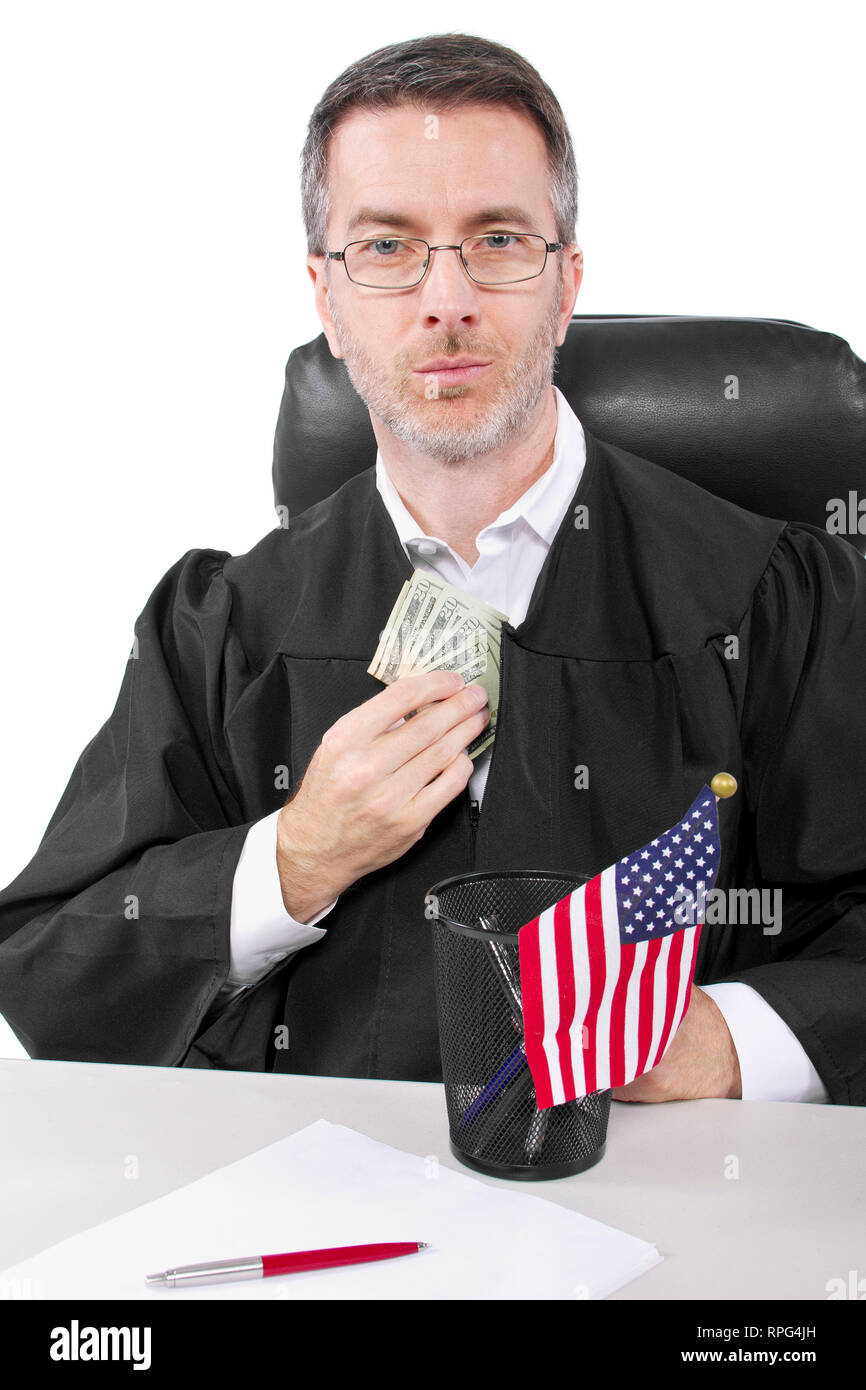Judge holding cash hi-res stock photography and images - Alamy