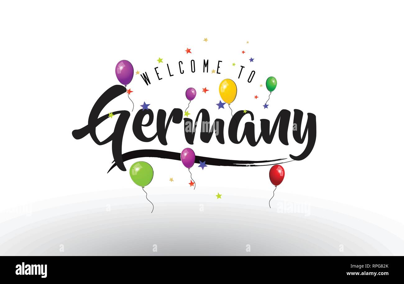 Welcome signs germany Stock Vector Images - Alamy