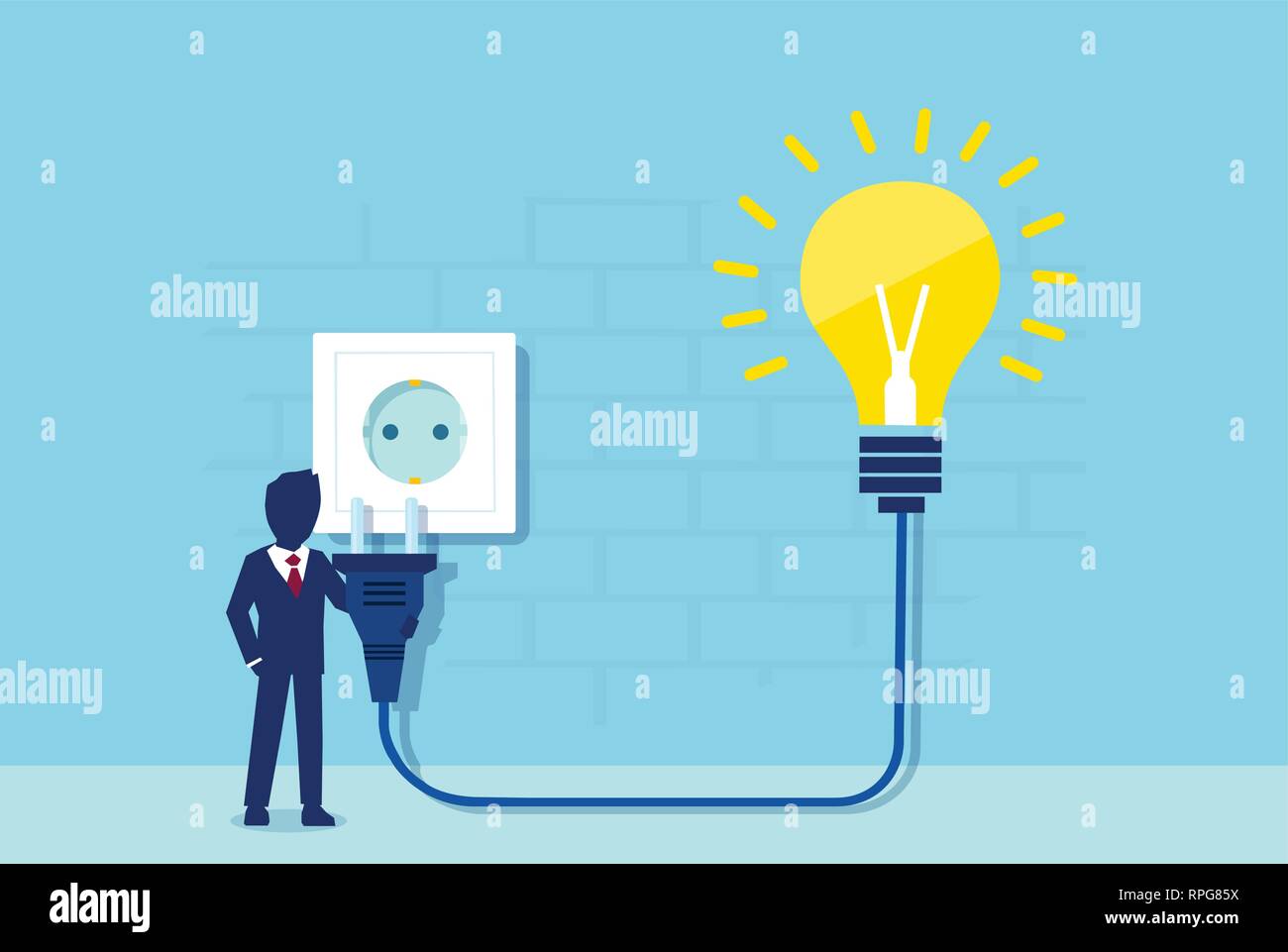 Cord socket Stock Vector Images - Alamy