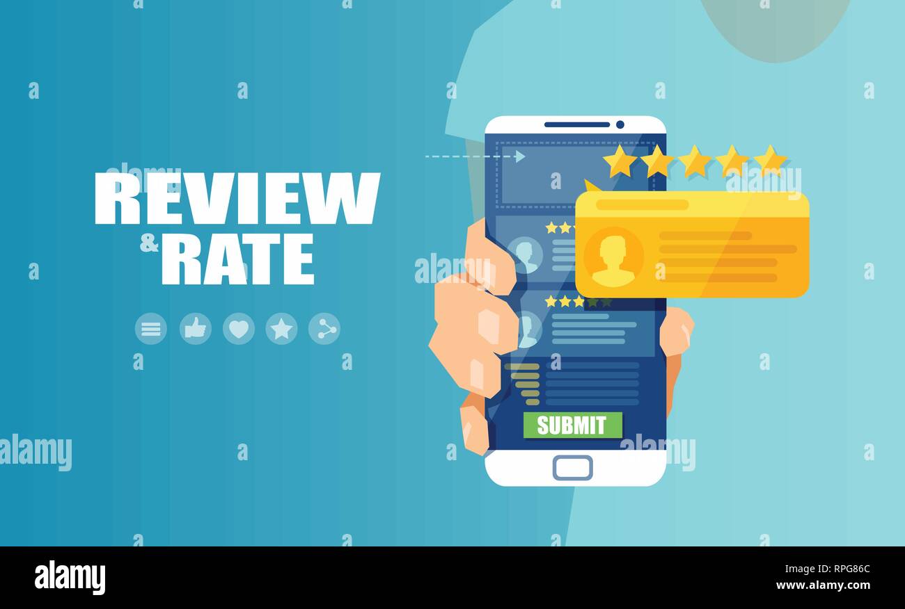 Customer rate satisfaction ranking Stock Vector Images - Alamy