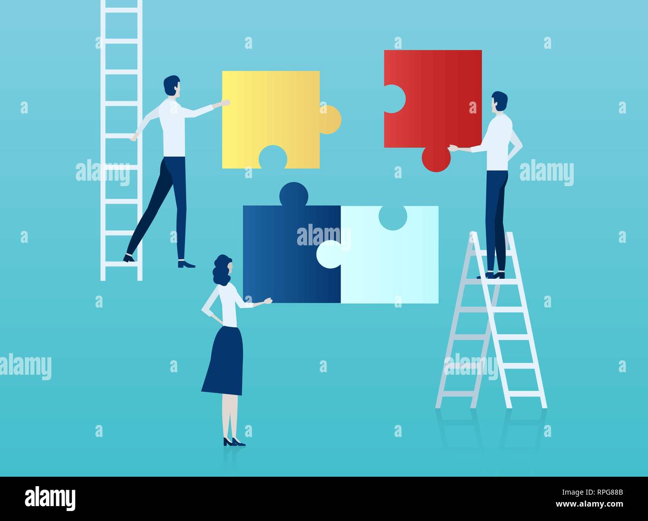 Group coordination Stock Vector Images - Alamy