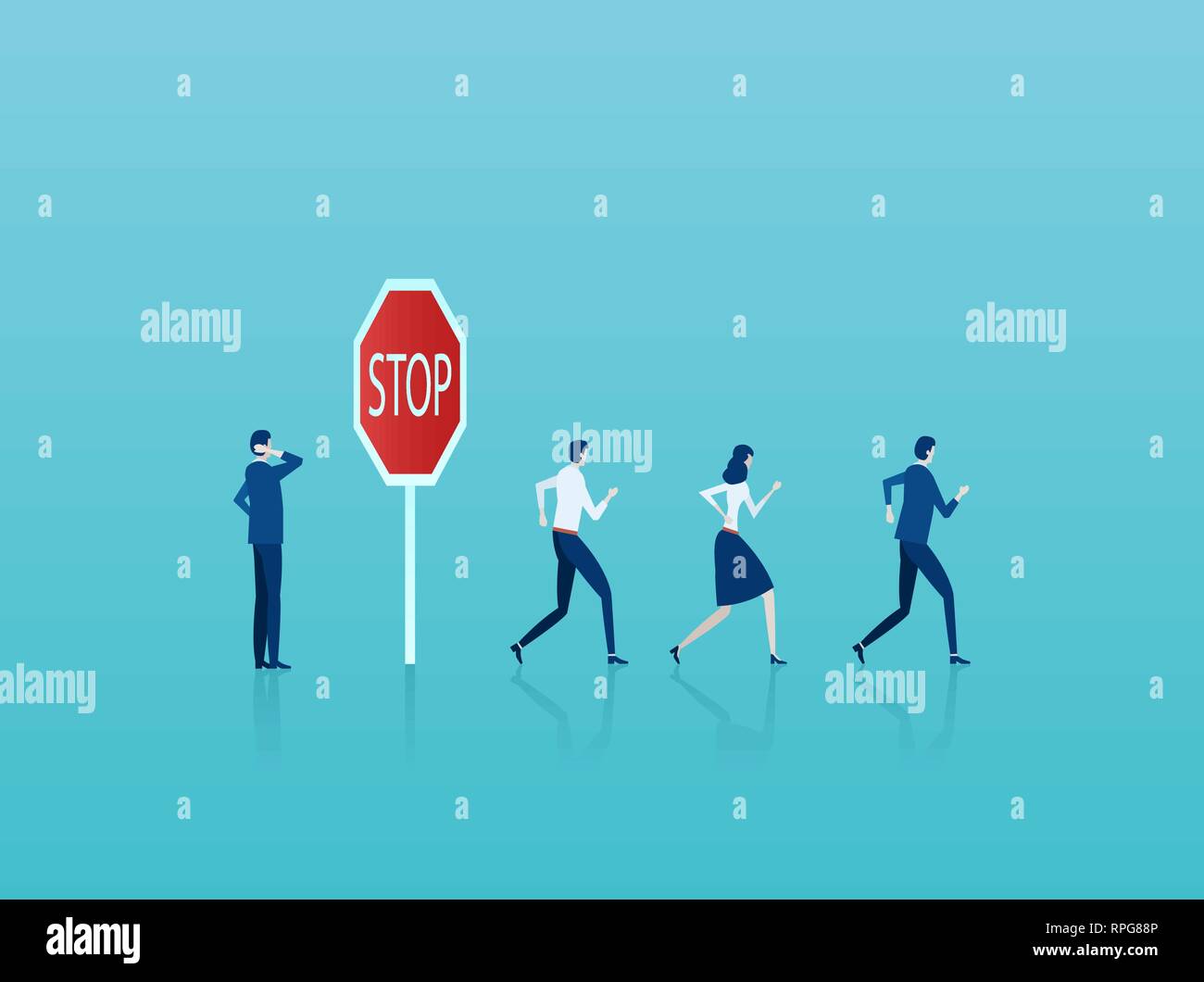 Potential risks Stock Vector Images - Alamy