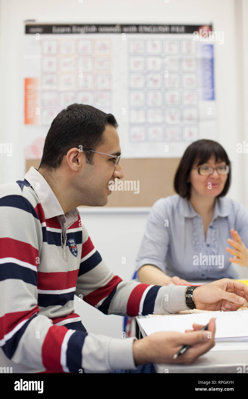 adults in a further education college studying EFL, English as a ...