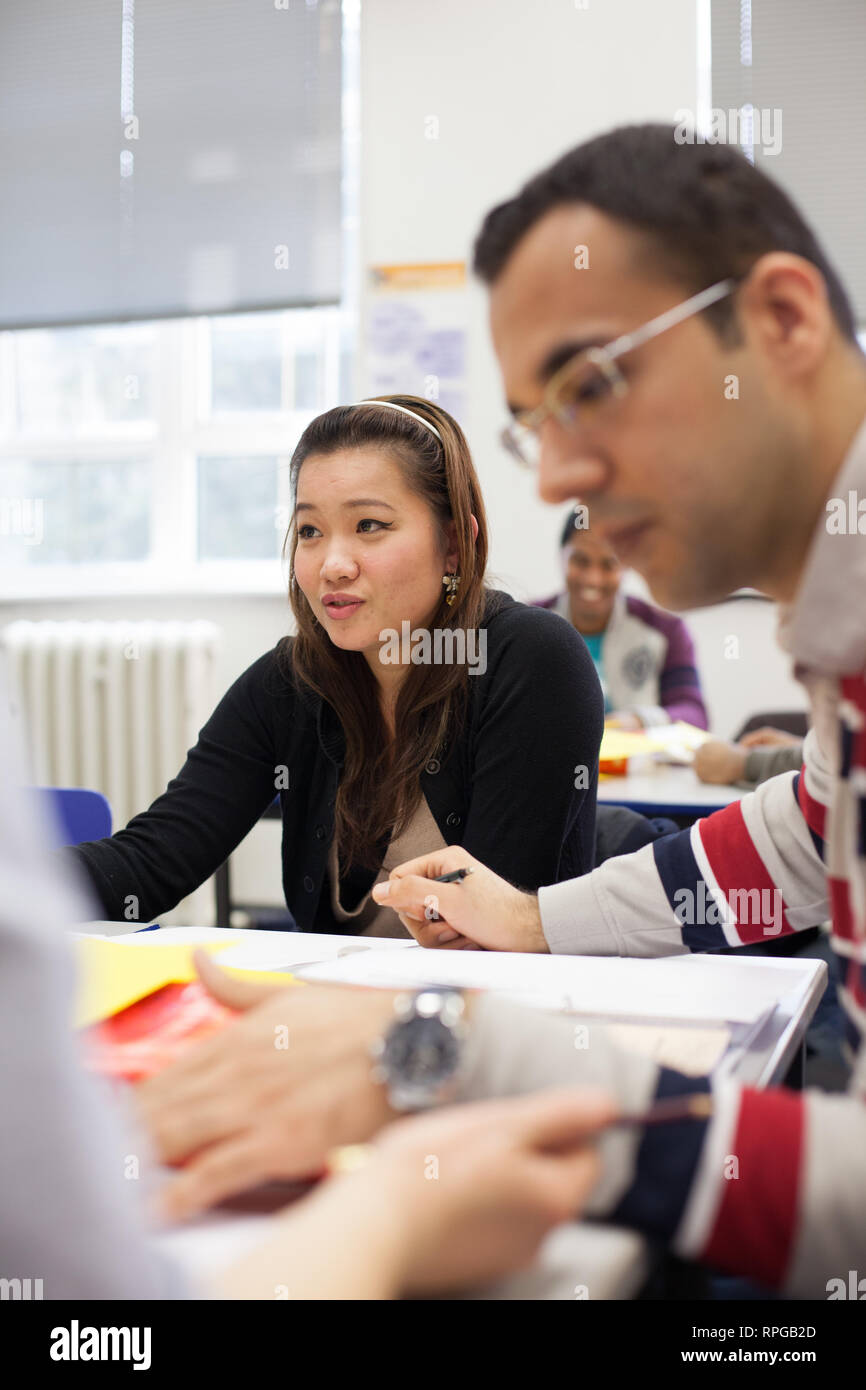 adults in a further education college studying EFL, English as a ...