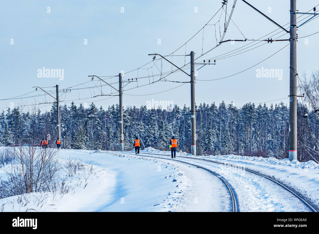 Russian railway workers hi-res stock photography and images - Alamy