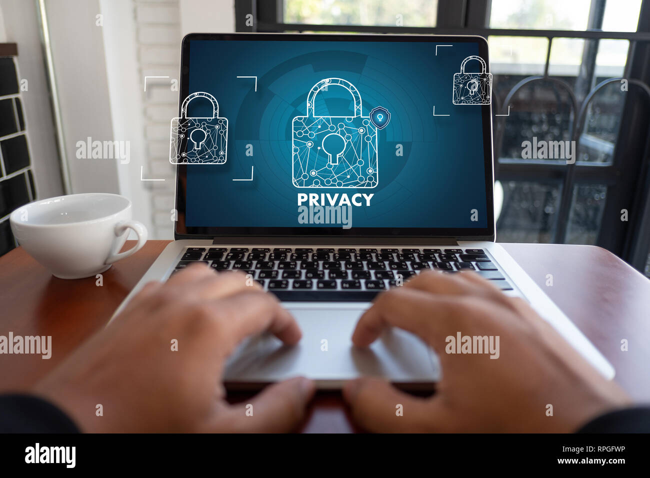 Privacy Access Identification Password Passcode and Privacy Stock Photo ...