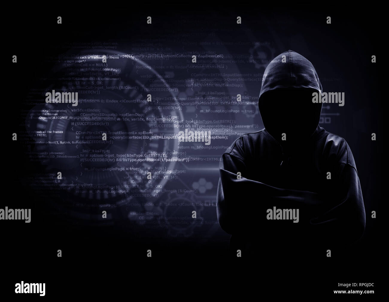 hacker data computer attack Stock Photo - Alamy