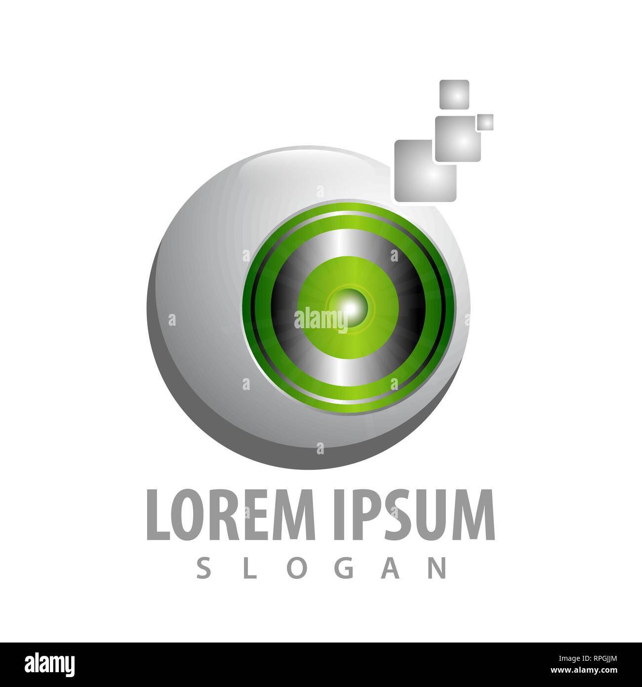 Digital technology logo concept design. Symbol graphic template element ...