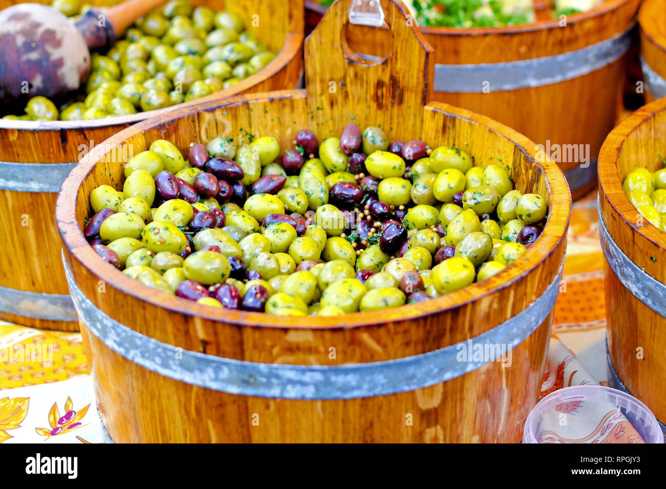 Bucket spices hi-res stock photography and images - Alamy