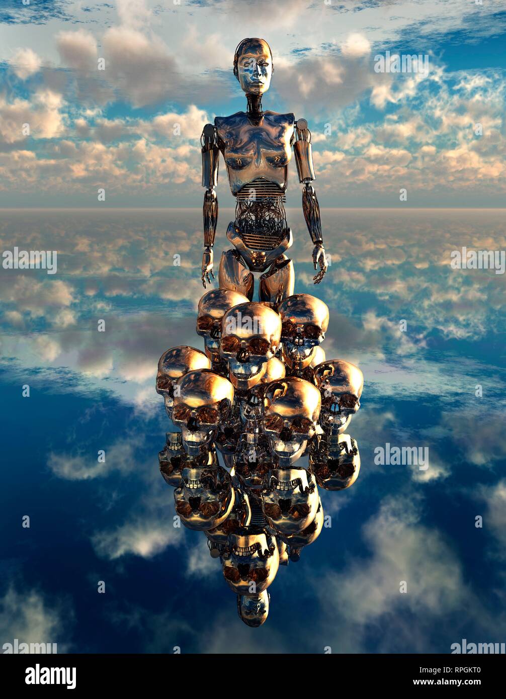 The Progressive Evolution and Development of Robotics Stock Photo - Alamy