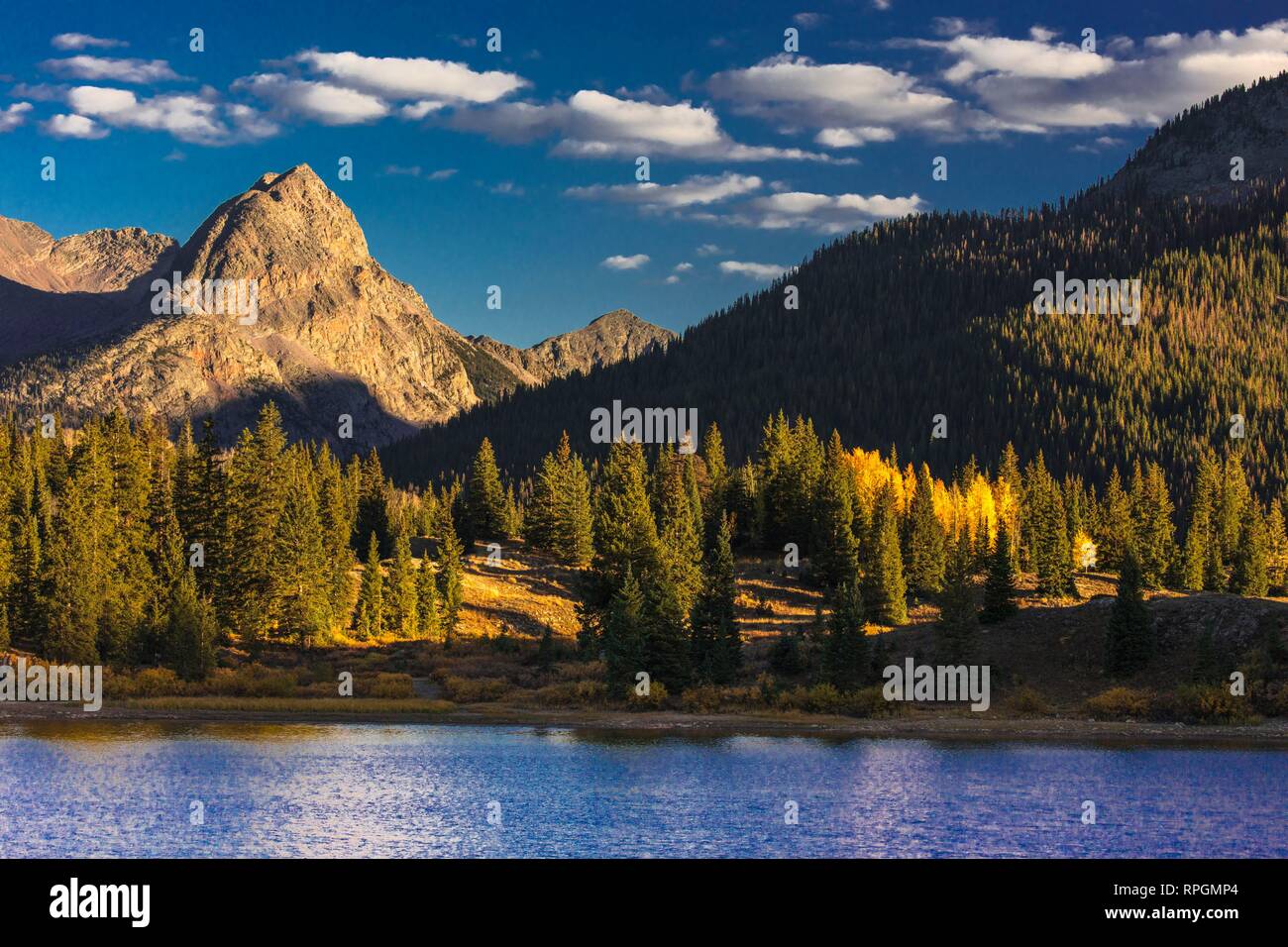 COLORADO, USA, Molas Lake, South of Silverton, Route 550 Stock Photo ...