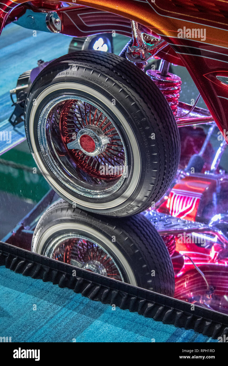 Lowrider custom built car Stock Photo - Alamy