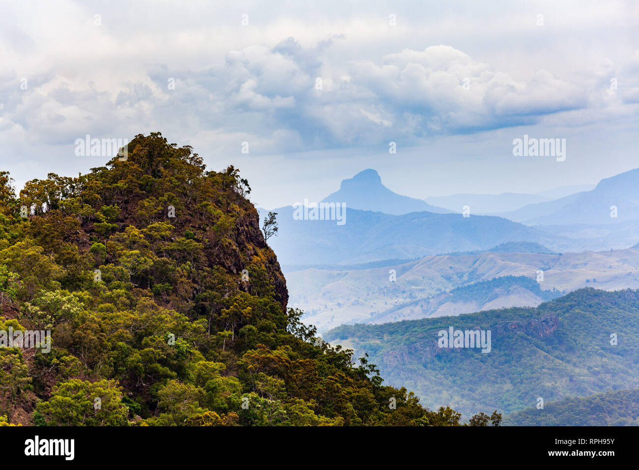 Beautfiul rugged landscape of inland Queensland, Australia Stock Photo ...