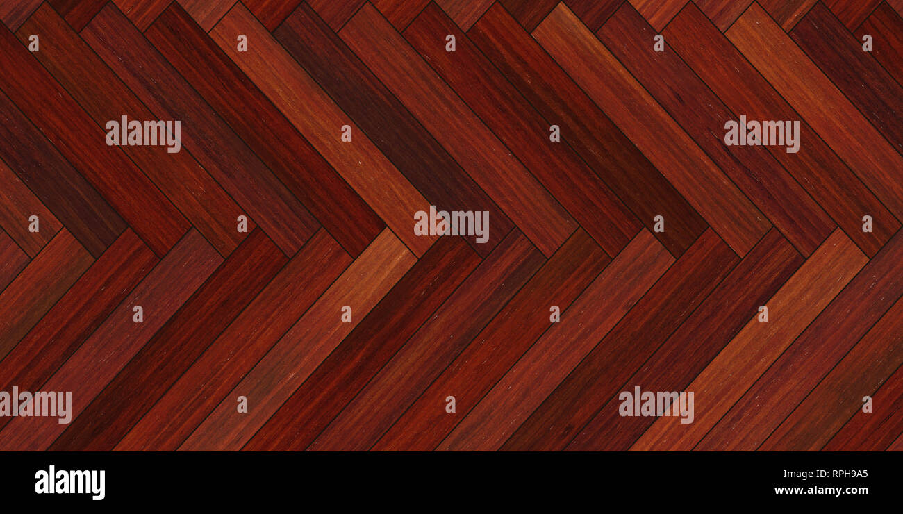 Seamless wood parquet texture (horizontal herringbone red Stock Photo ...