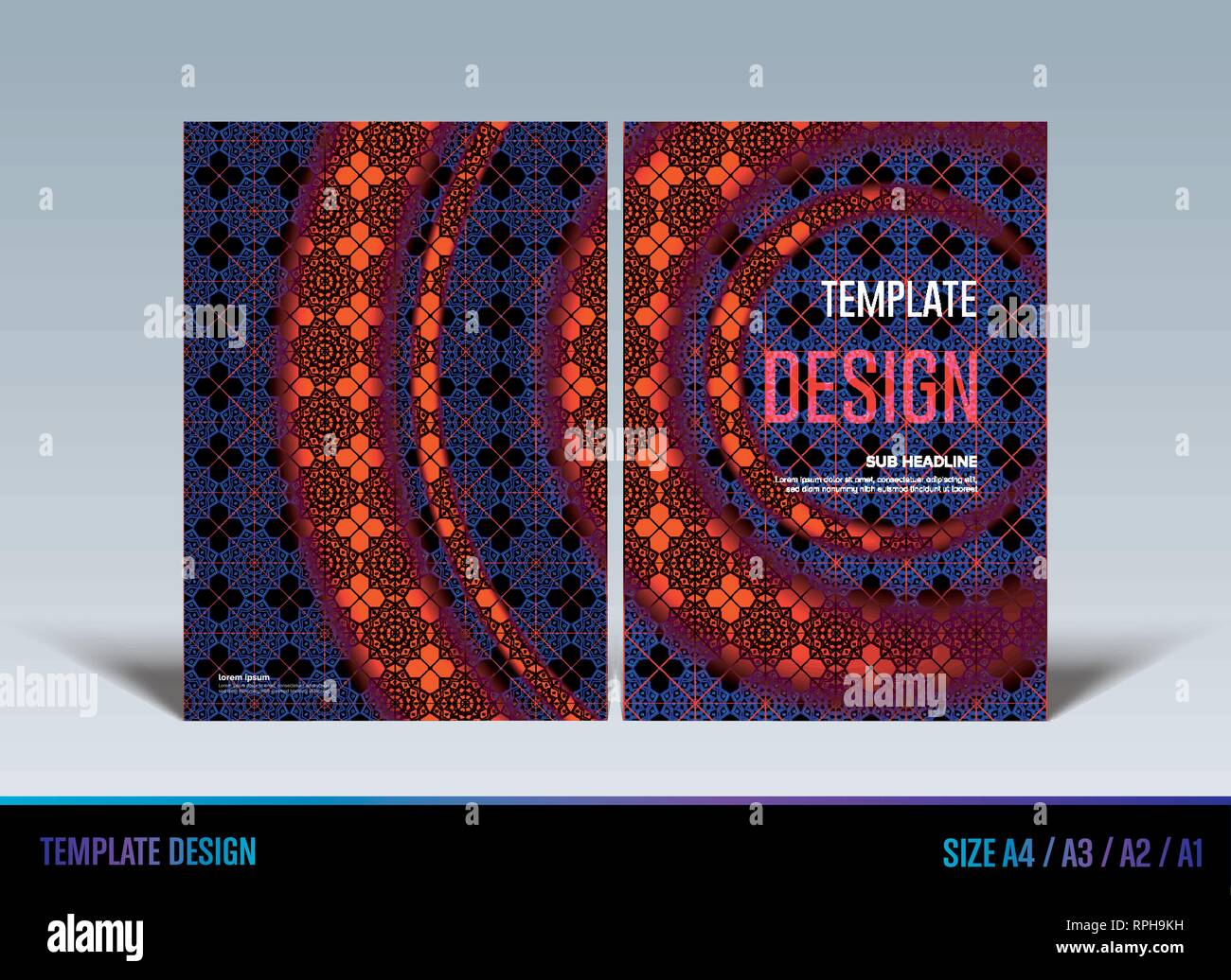 Abstract Template Design Stock Vector Image & Art - Alamy