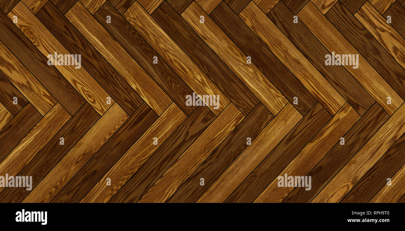 Seamless wood parquet texture (horizontal herringbone brown Stock Photo ...