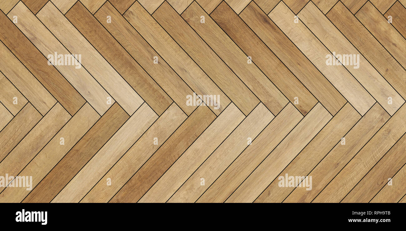 Seamless wood parquet texture (horizontal herringbone light Stock Photo ...