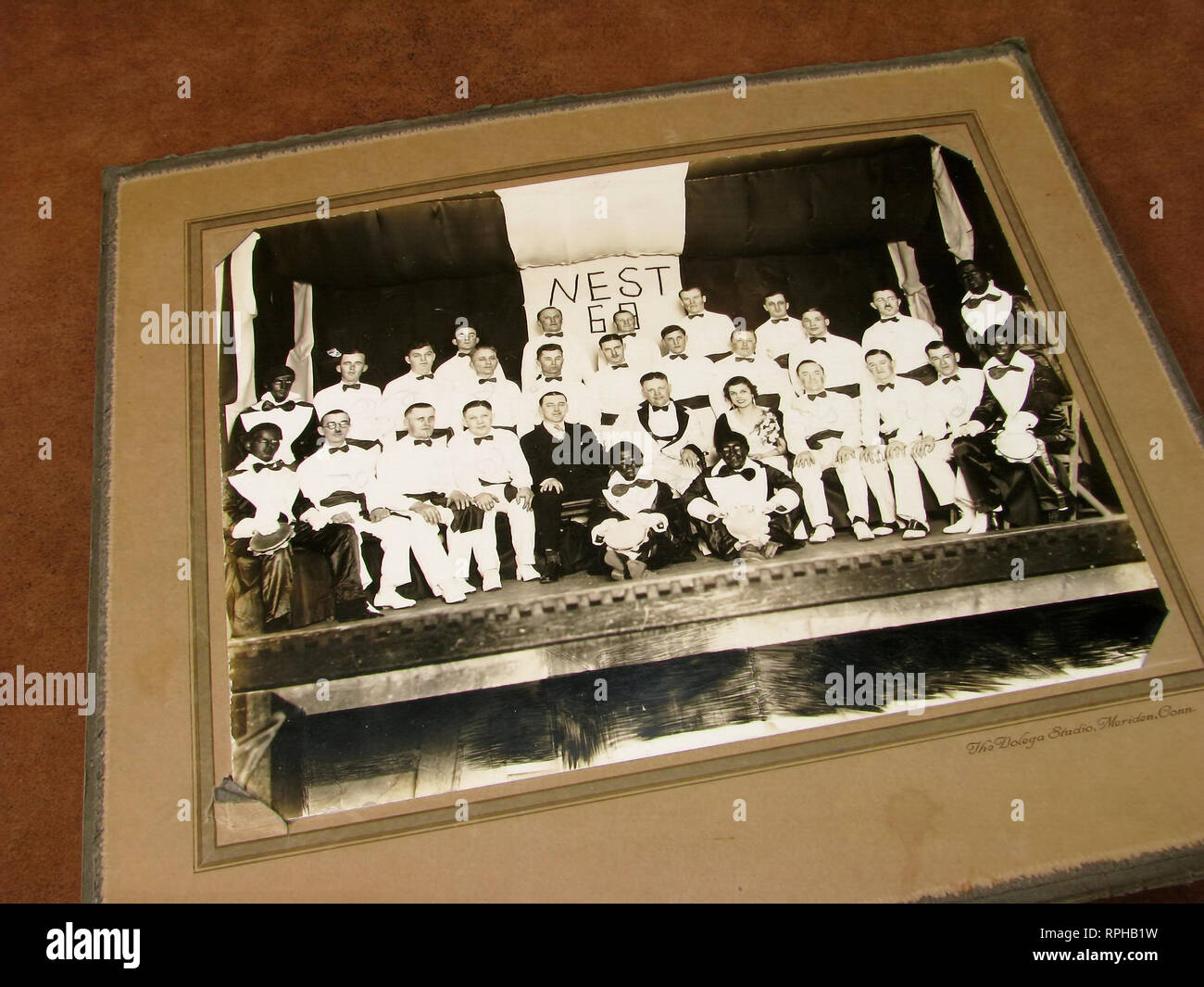 Old photograph of The All Star Minstrels, an early American ...