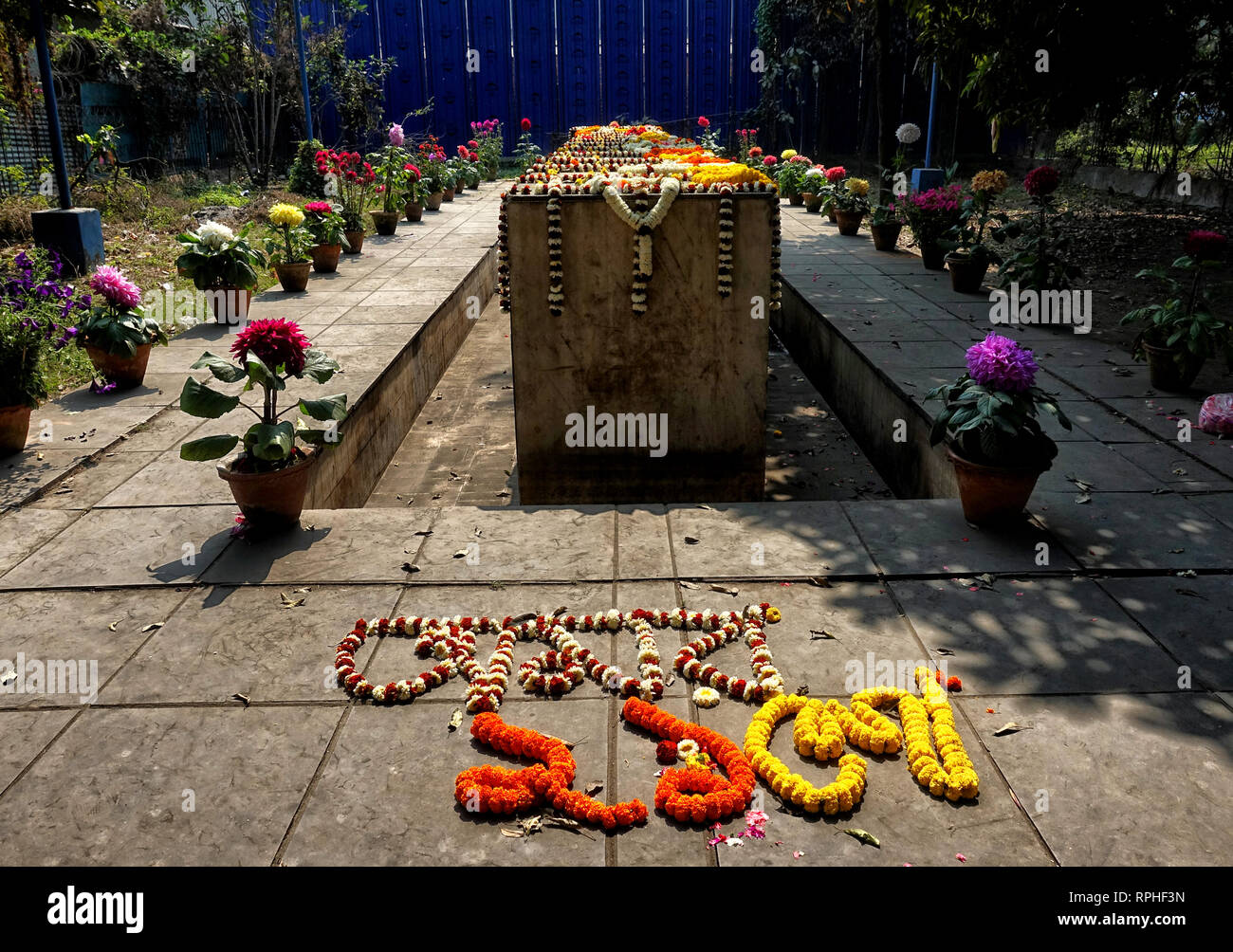 Martyr Monument seen decorated with beautiful flower during the ...