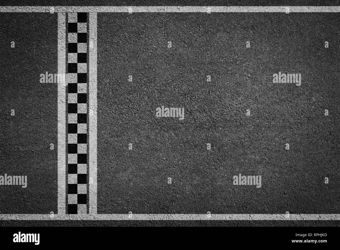 Finish line racing background top view Stock Photo - Alamy