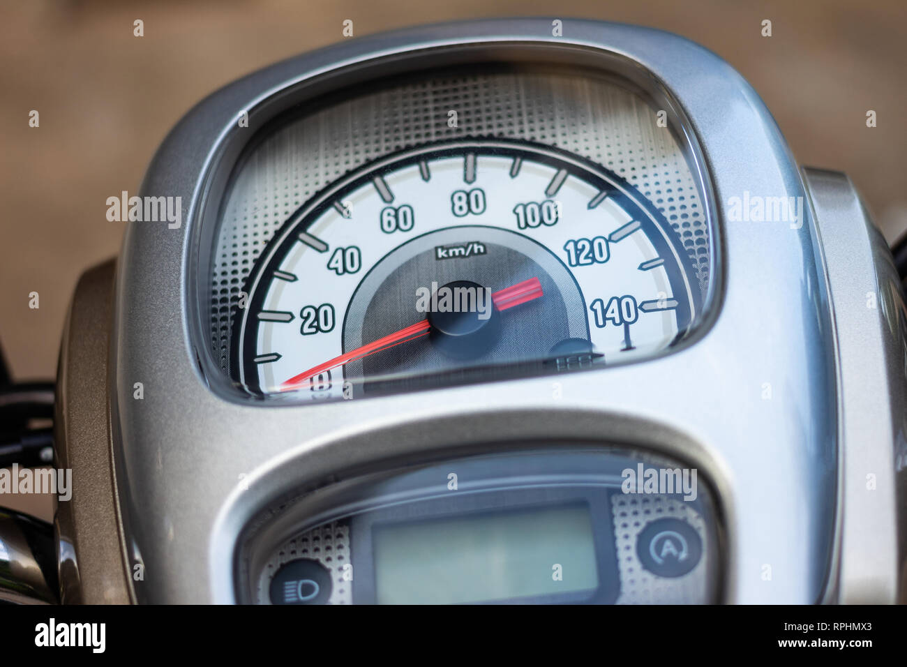 Motorcycle control panel speedometer dashboard hi-res stock photography ...