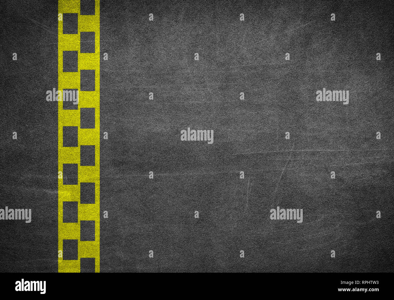 Yellow finish line racing background Stock Photo - Alamy