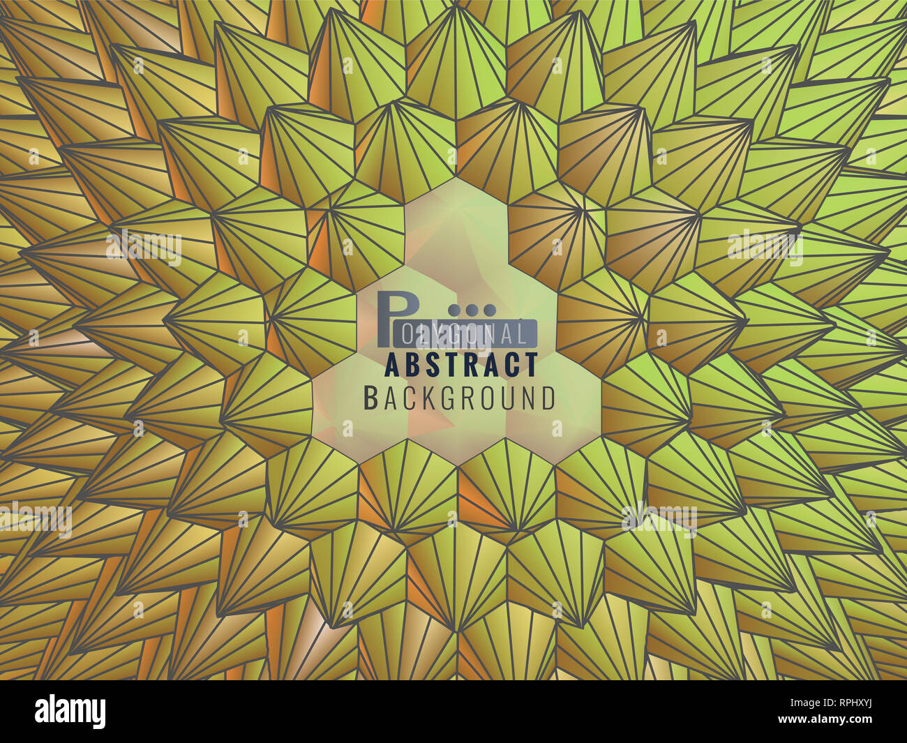 Low poly abstract geometric template background durian or spiky shape ...