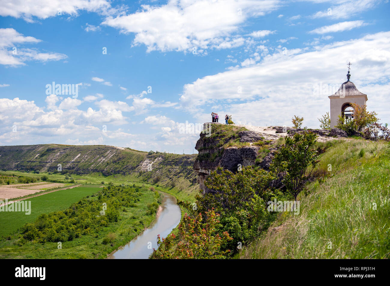 A view of the countryside from Orhei Vechi, an open air museum in ...