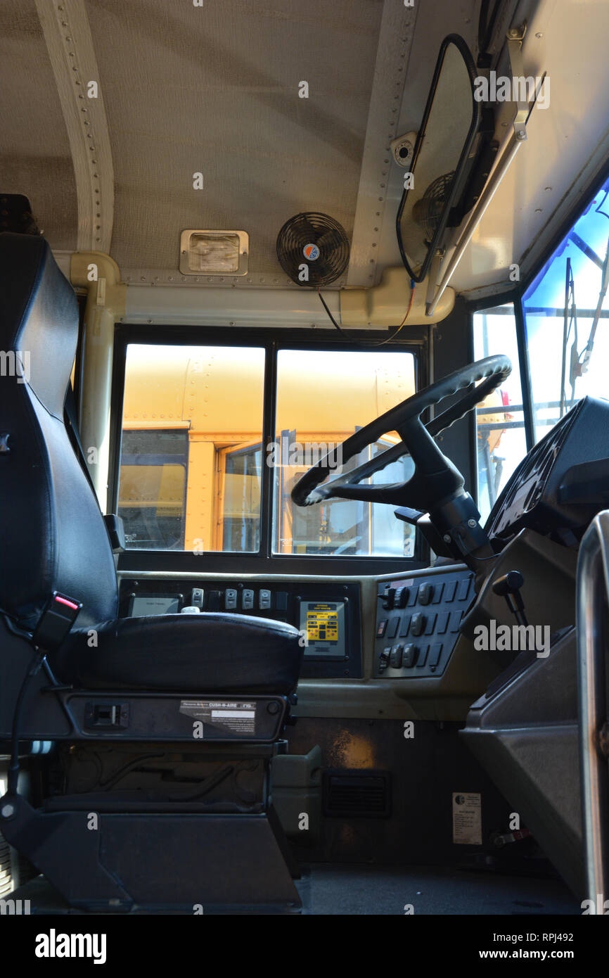 Bus drivers seat hi-res stock photography and images - Alamy