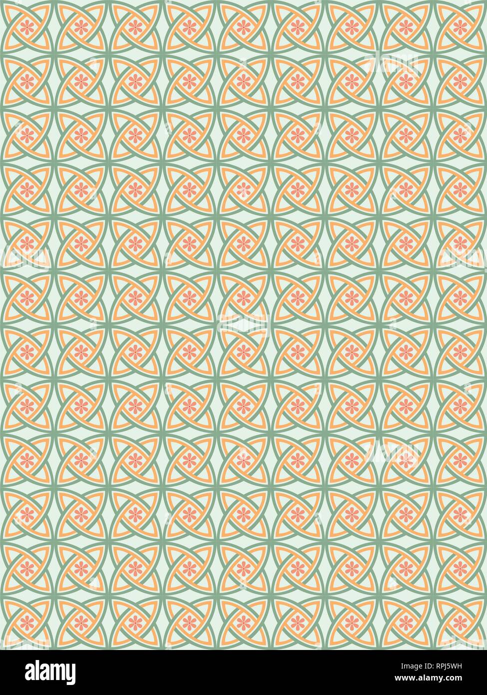 Vector - Seamless pattern stock vector, use for tiled background ...