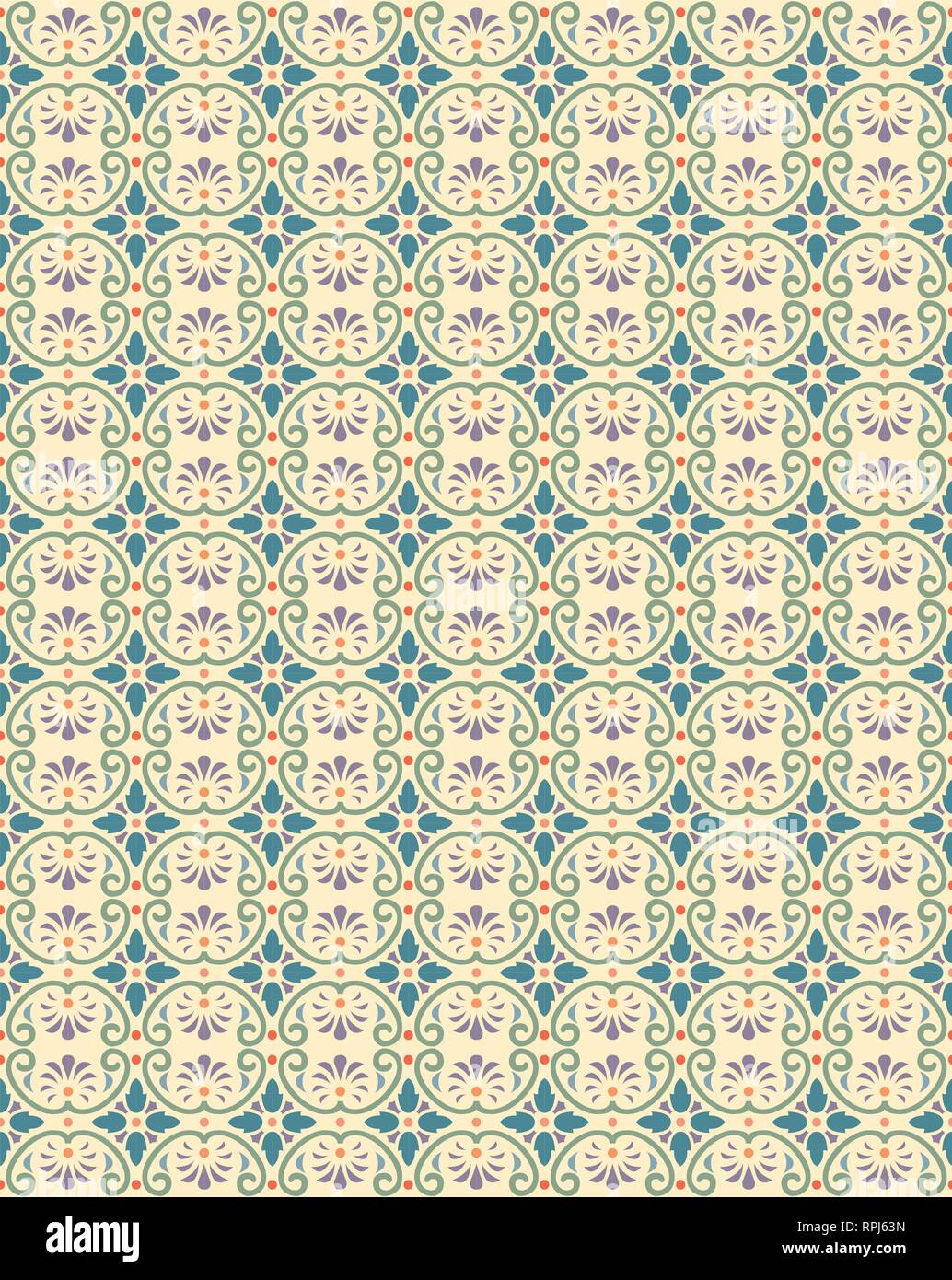 Vector - Seamless pattern stock vector, use for tiled background ...