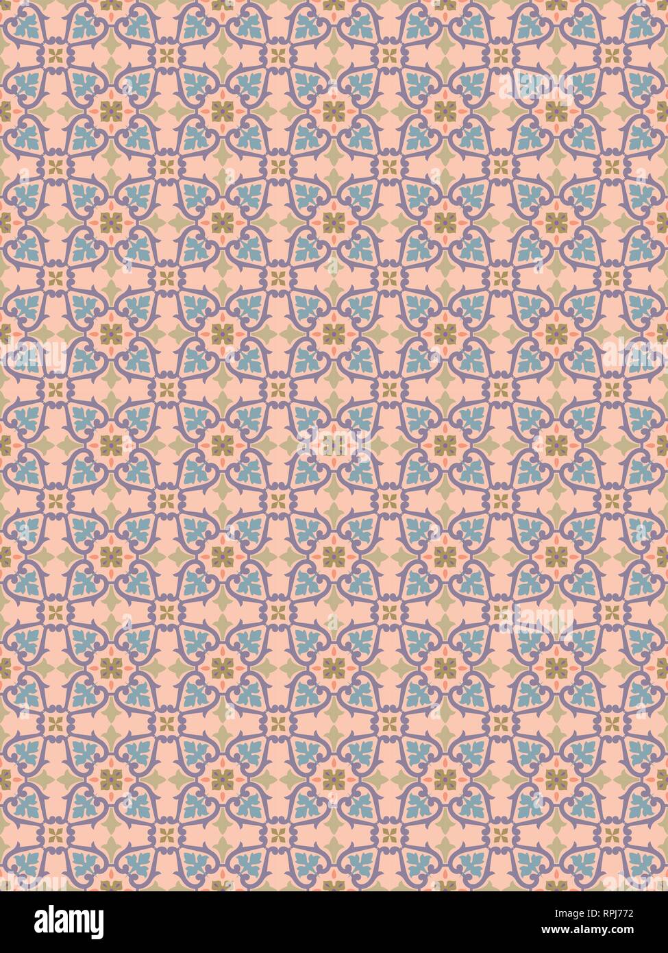 Vector - Seamless pattern stock vector, use for tiled background ...