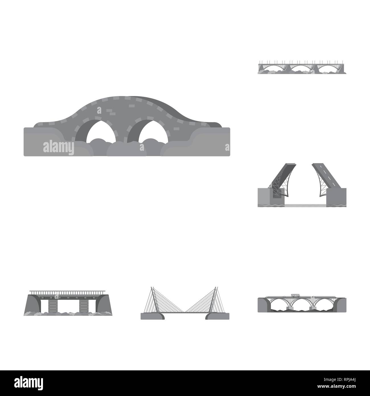 Vector design of design and construct sign. Collection of design and ...