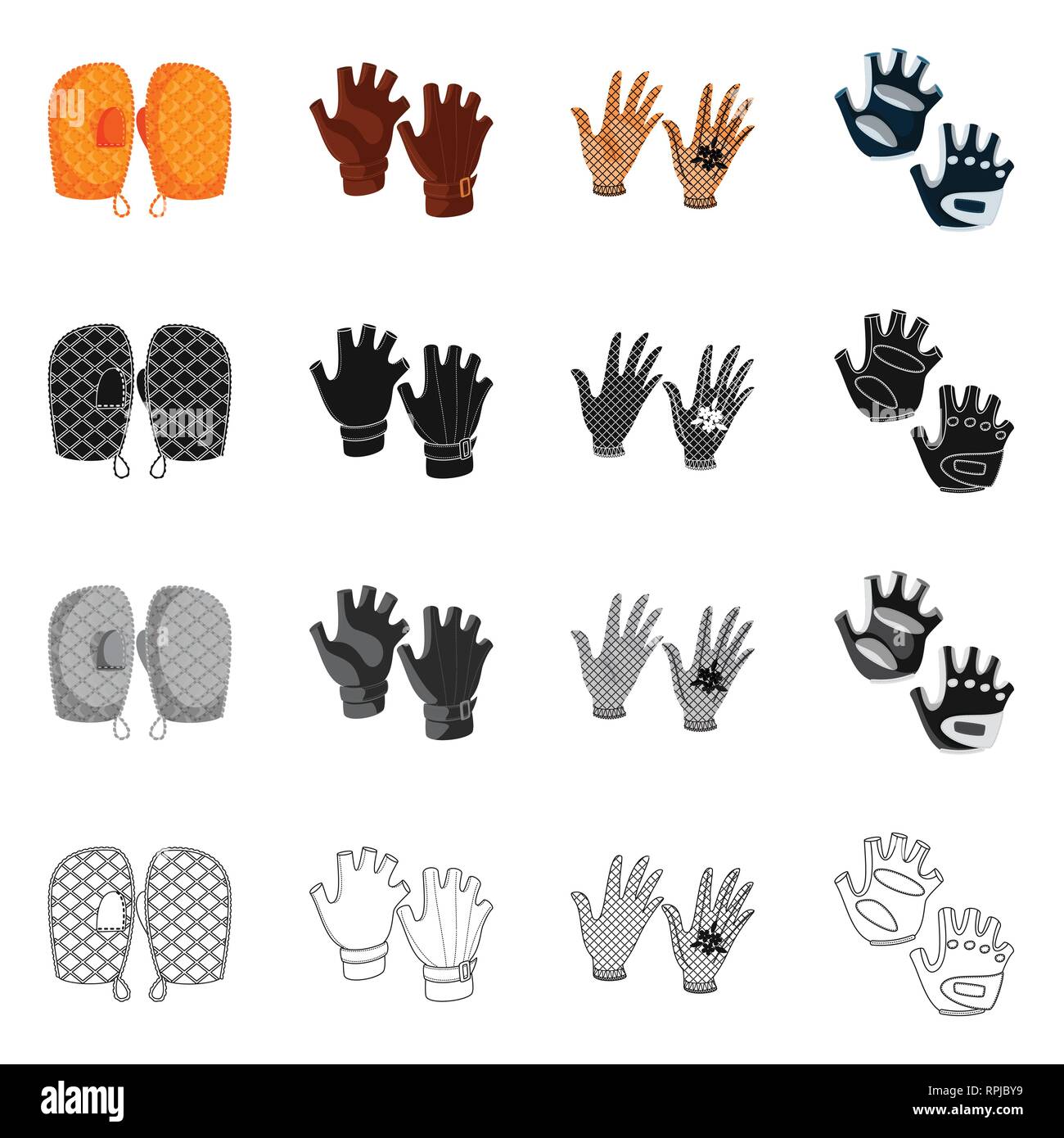 Vector design of silhouette and safety sign. Collection of silhouette ...