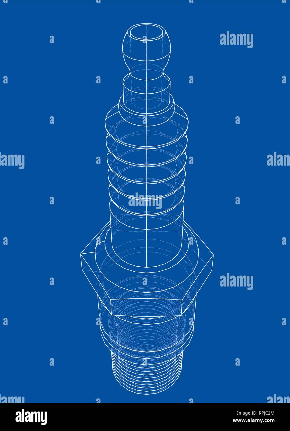 Spark plug drawing hi-res stock photography and images - Alamy