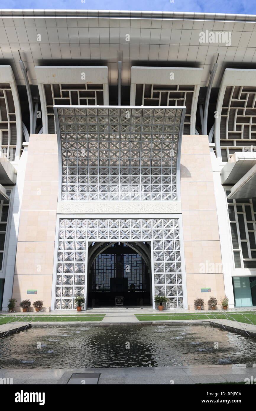 Iron Mosque, Tuanku Mizan Zainal Abidin Mosque Putrajaya Malaysia Stock ...