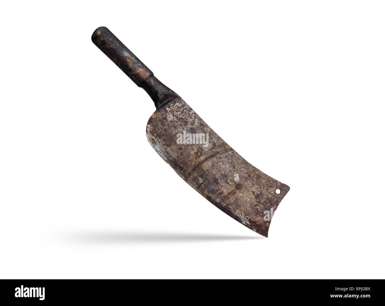 Old rusty knife isolated on white background with clipping path Stock ...