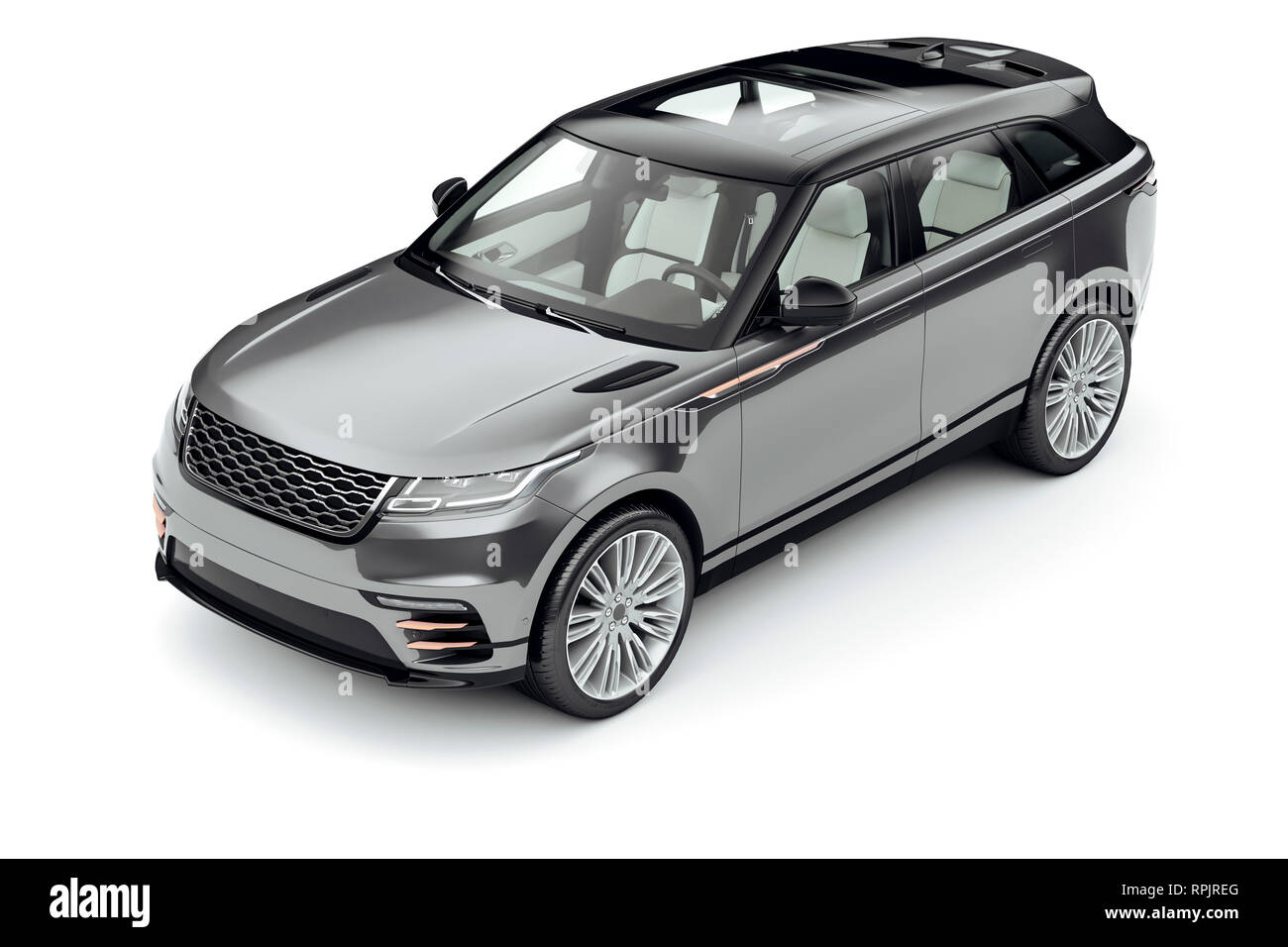 3d render of luxury SUV car Stock Photo - Alamy
