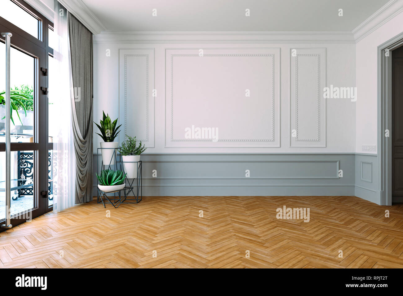 3d render of beautiful interior render Stock Photo - Alamy