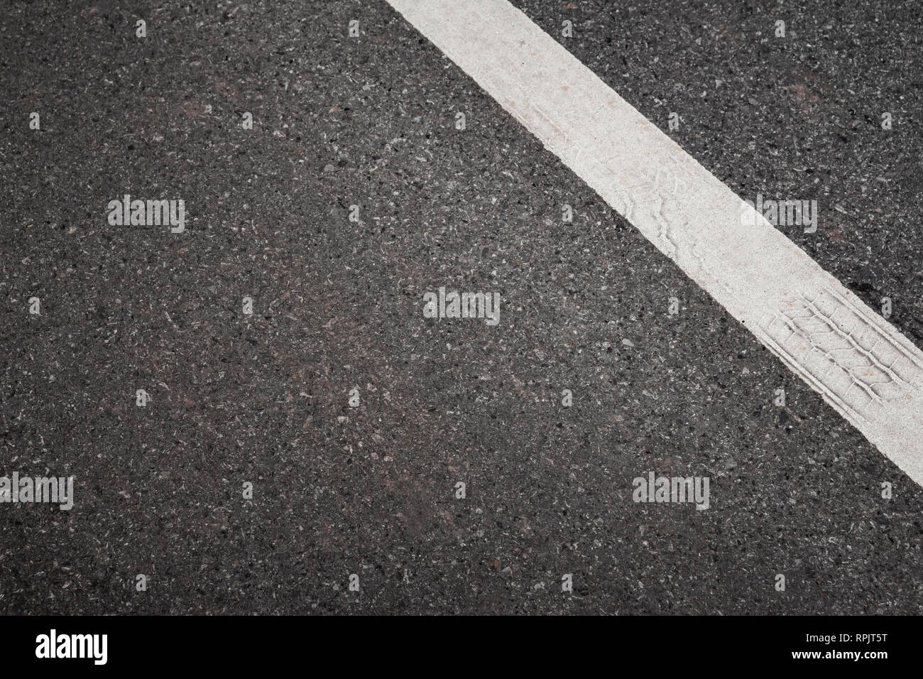 Asphalt road texture background, white guidelines on street Stock Photo ...